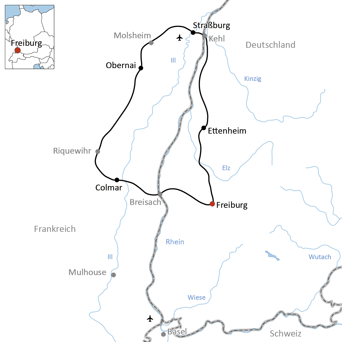 Bike Tour in Alsace and Southern Germany | Cycling Holidays