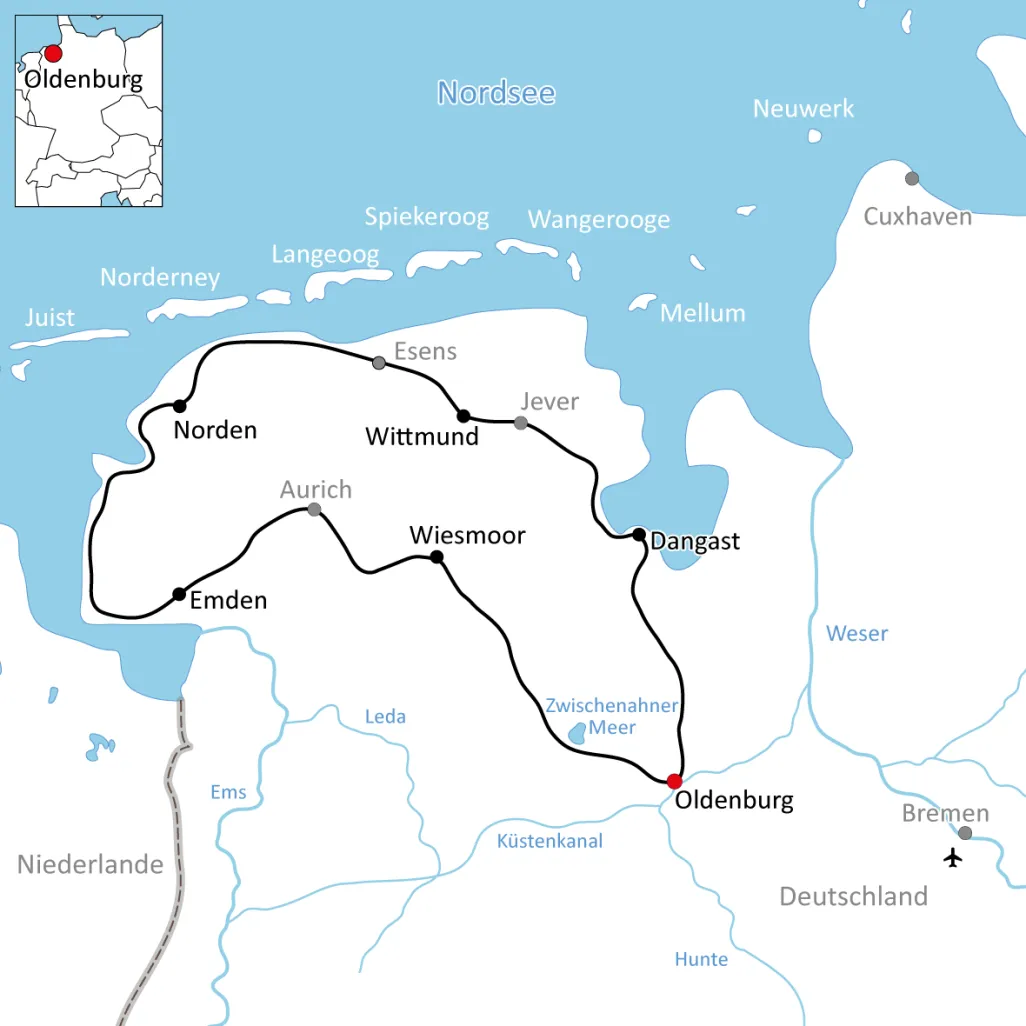 Cycle tour through East Frisia | Cycling Holidays
