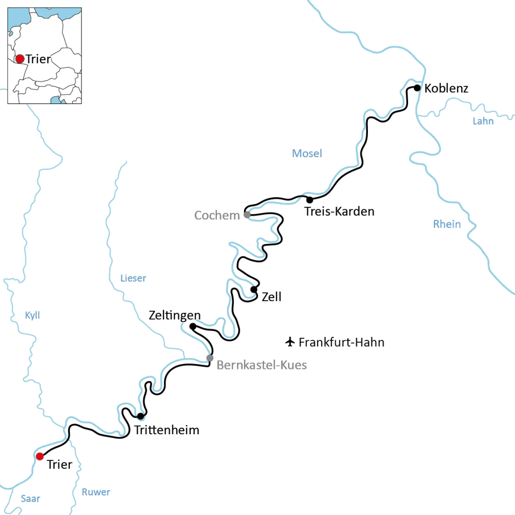The Moselle Cycle Path | Cycling Holidays